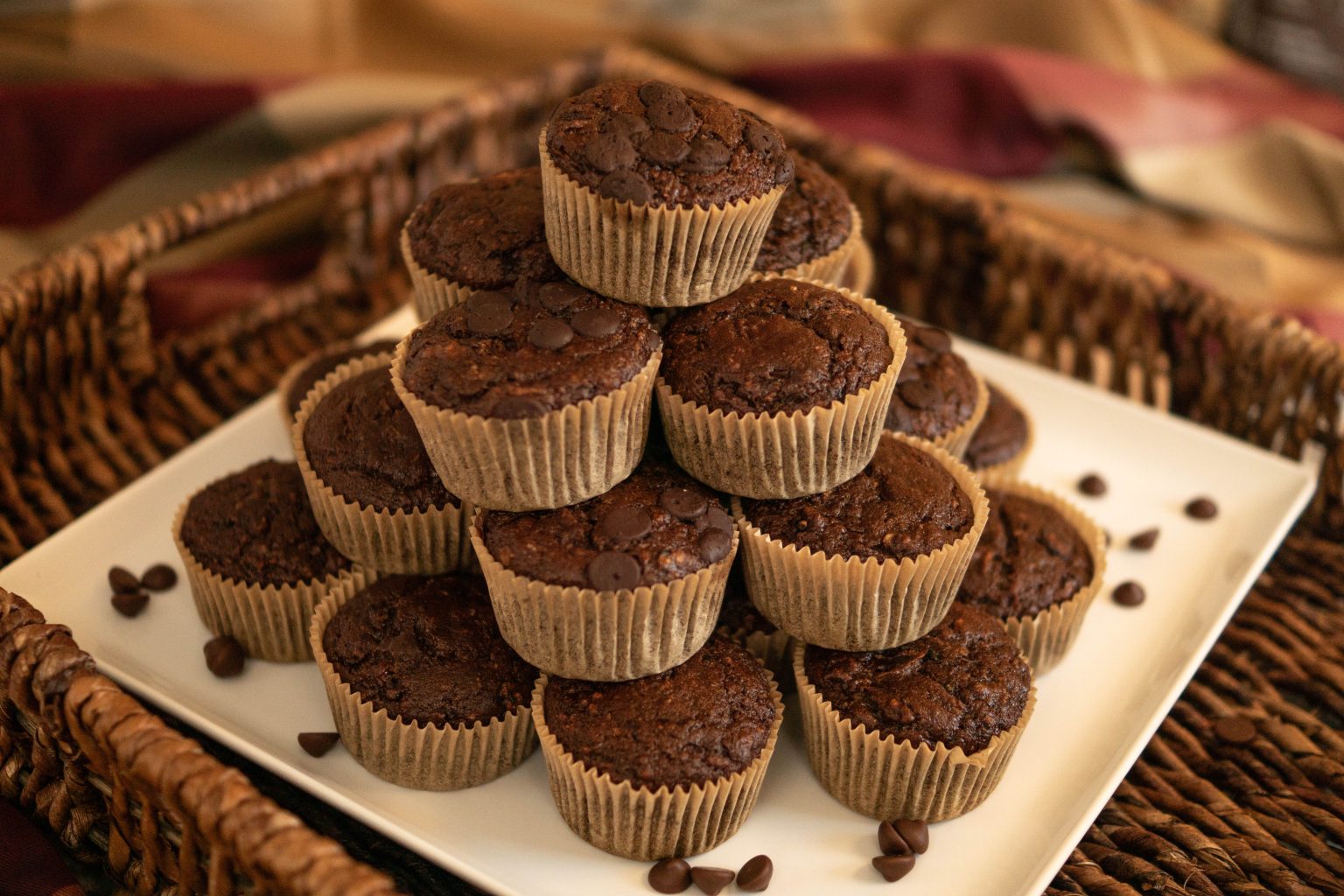 Chocolate Zucchini Muffins with Emmer Flour | Grand Teton Ancient Grains